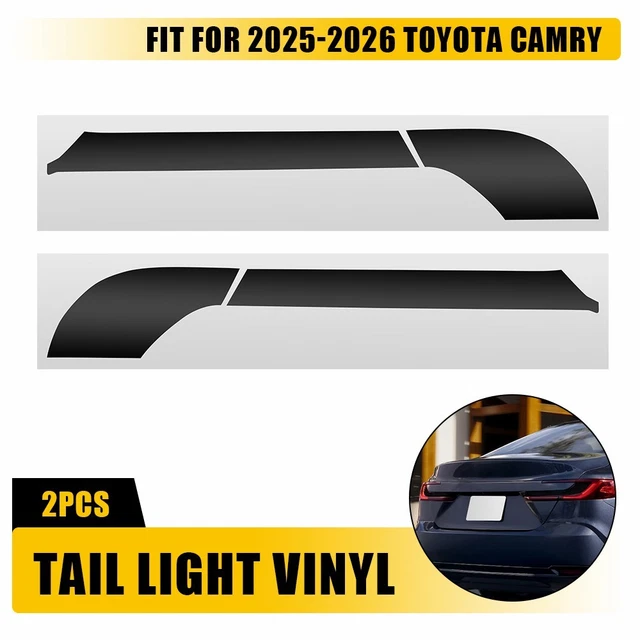 TAIL LIGHT DECALS Stickers For 2025 to 2026 Toyota Camry PreCut Overlay ...