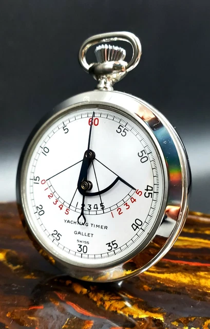 VINTAGE GALLET YACHTING Mechanical Timer Fully Restored And Working ...