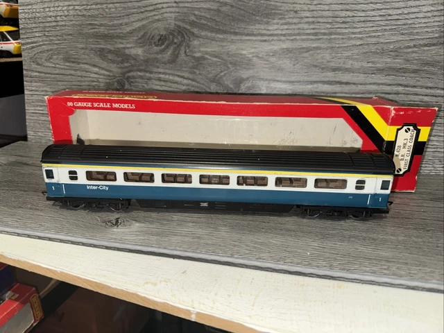 HORNBY R428 BR INTERCITY BLUE GREY MK3 1st CLASS COACH £19.99 - PicClick UK