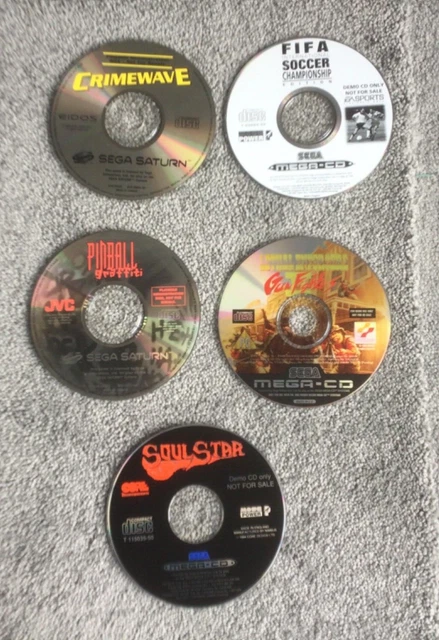 FIFA SOCCER SEGA MEGA CD GAME DEMO MEGA POWER DISC WORKING, plus 4 ...