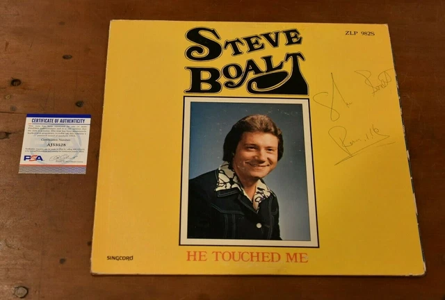 RARE STEVE BOALT Signed Record-HE TOUCHED ME-PSA Authentication £6.64 ...