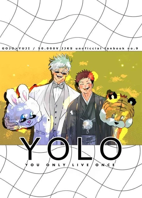 YOLO 50.000V Jujutsu Kaisen Doujinshi Gojo Satoru Yujin Toragi A5 56p £ ...
