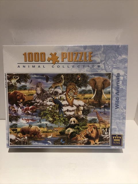 WILD ANIMALS KING JIGSAW PUZZLE 1000 PIECE Brand New Sealed £6.91 ...
