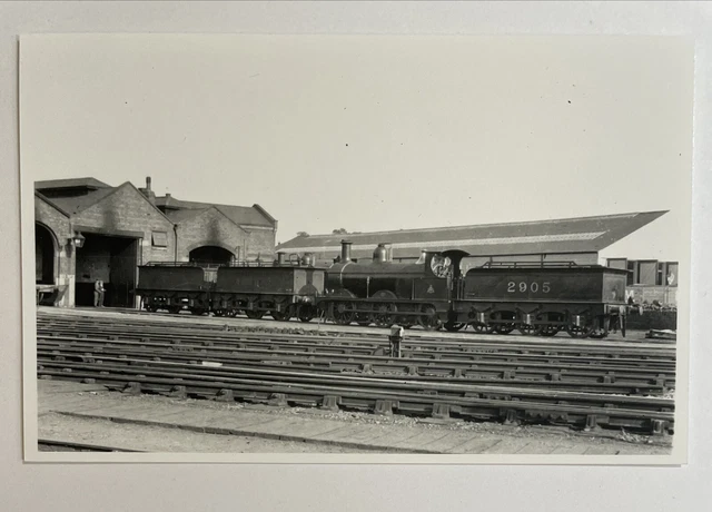 LMS RAILWAY LOCOMOTIVE Photograph - 2905 Bromsgrove Shed - D1308 £2.99 ...