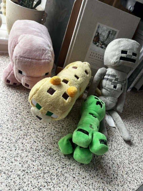 MINECRAFT PLUSH TOYS bundle Pig, Skeleton, Creeper, Oselot Soft Toy Job Lot £20.00 - PicClick UK