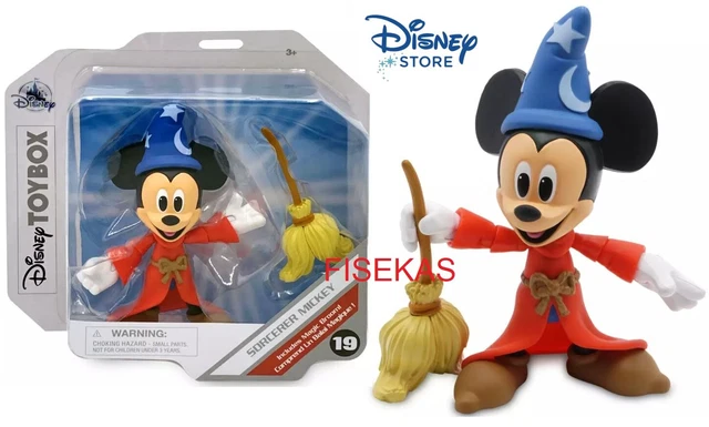 FIGURINE ARTICULÉE DISNEY Sorcerer Mickey Mouse #19 Fantasia balai ...