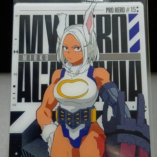 MIRKO MY HERO Academia MHA Wafer Metallic Plastikkarte Neu gezeichnet ...