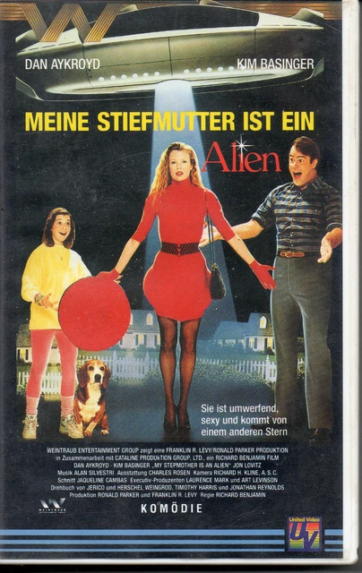 MEINE STIEFMUTTER IST ein Alien (Kim Basinger, Dan Aykroyd) VHS Video EUR 5,00 - PicClick DE