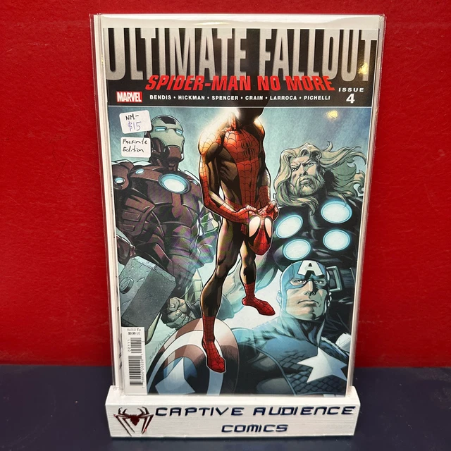 ULTIMATE FALLOUT: SPIDER-MAN No More #4 - Facsimile Edition - NM- $15. ...