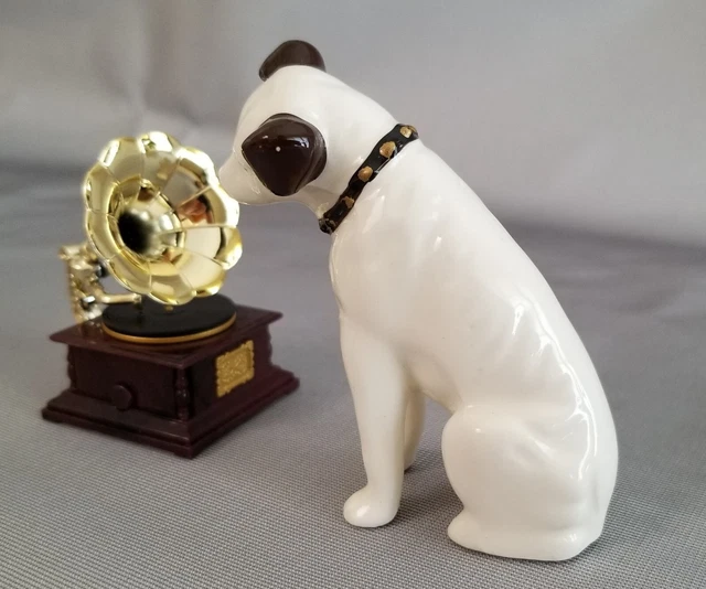 RCA VICTOR &HIS Master's Voice" NIPPER DOG with Phonograph, Beautiful ...