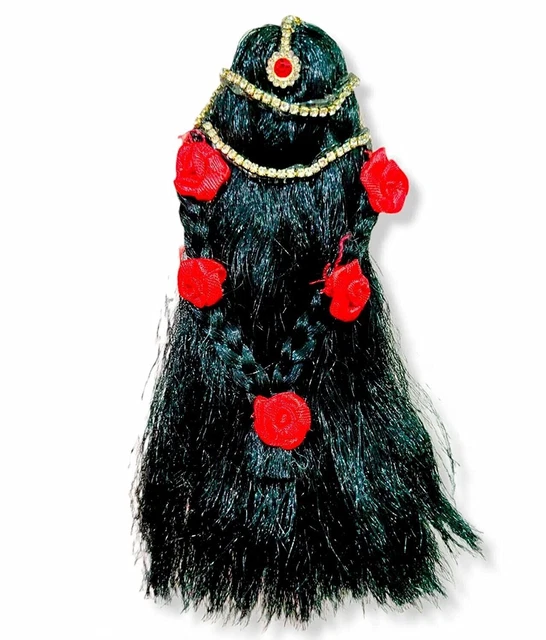 INDIAN TRADITIONAL RADHA Rani & Durga Maa All Devi Idol Flower Open ...