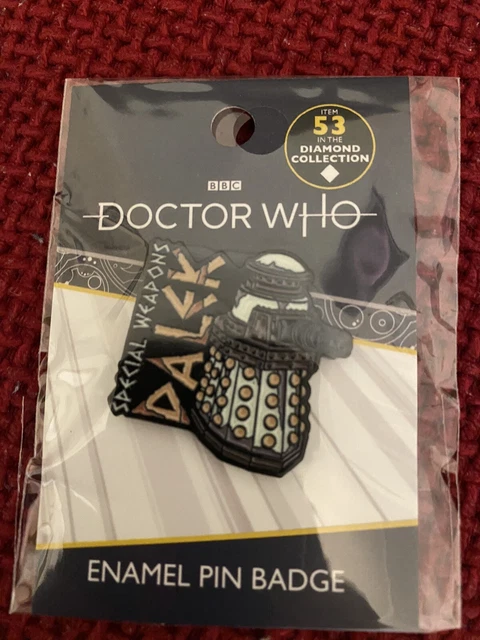 DOCTOR WHO 60th Anniversary special weapons Dalek enamel Pin Badge £15. ...