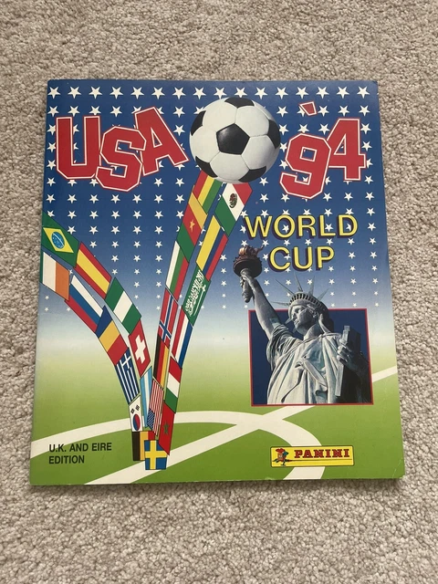 USA 94 PANINI World Cup Sticker Album 100% Complete £249.99 - PicClick UK