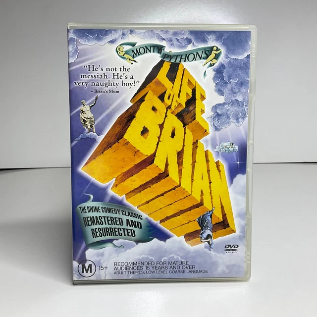 THE LIFE OF Brian Monty Python Comedy Jesus - DVD MOVIE FILM R4 Action ...