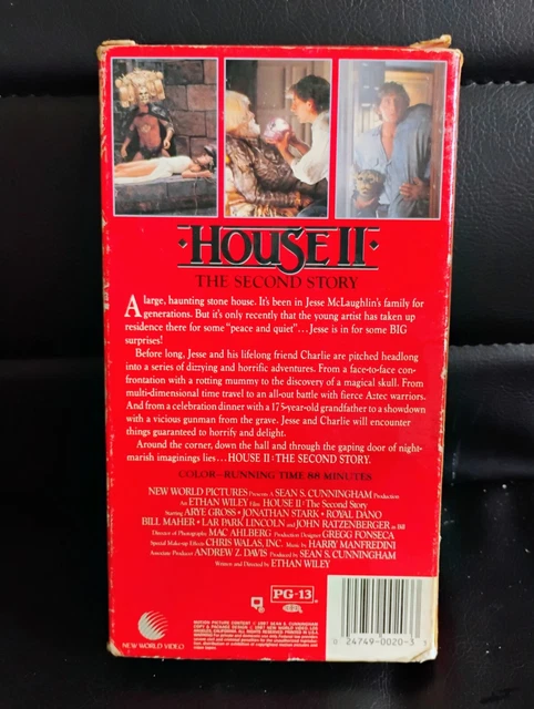 HOUSE II 2 The Second Story (VHS 1987) NTSC Horror Cult Movie £13.97 ...