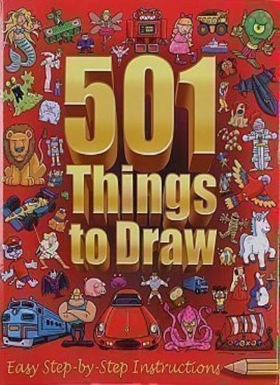 501 THINGS TO Draw: Ultimate Collection Folder By TOP THAT ! PUB EUR 21 ...