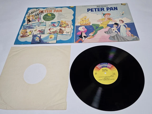 WALT DISNEY'S STORY and Songs From Peter Pan 1969 Disneyland Records 3910 LP EUR 15,23 - PicClick FR