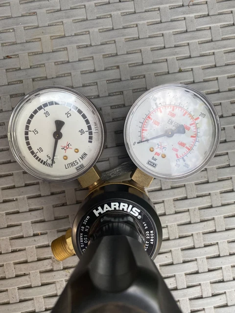 HARRIS 801 ARGON Regulator 300 Bar £47.48 - PicClick UK