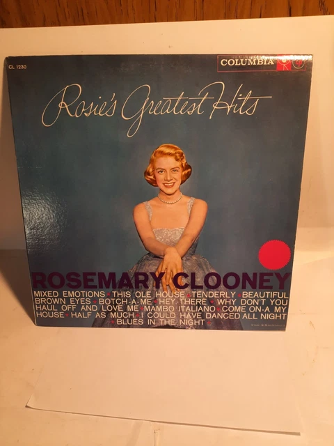 LP : ROSEMARY Clooney, Rosie’s Greatest Hits, Columbia, Mono, 1958 ...