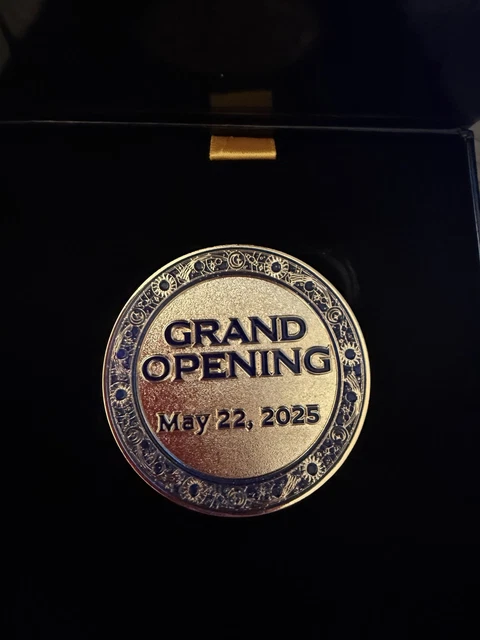 EPIC UNIVERSE LIMITED Edition Grand Opening Day Medallion Coin ...
