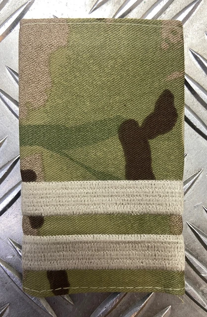 MTP MULTICAM RANK Slide Genuine British Army, RAF, FLIGHT LIEUTENANT ...