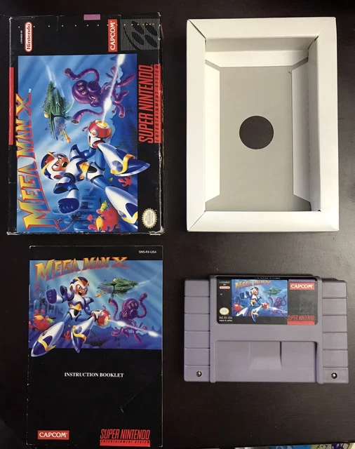 MEGA MAN X (Super Nintendo Entertainment System, 1993) Authentic OEM ...
