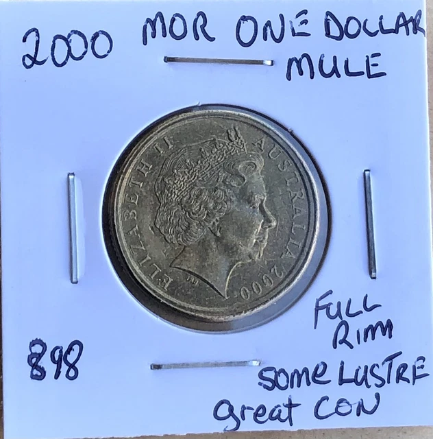 🌟 2000 AUSTRALIA One Dollar, $1 Mule-Struck w/10C Obv Die - Great Con Full Rim $1,100.00 ...