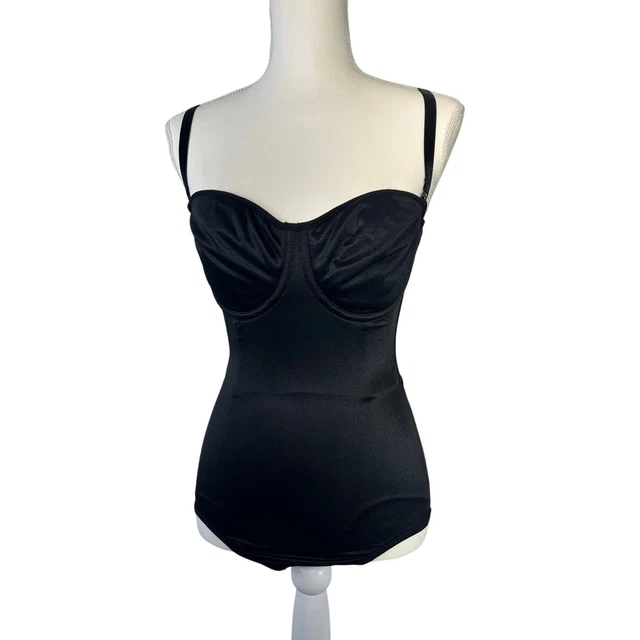 MAIDENFORM FLEXEES BLACK Shapewear 34D Firm Control £19.20 - PicClick UK