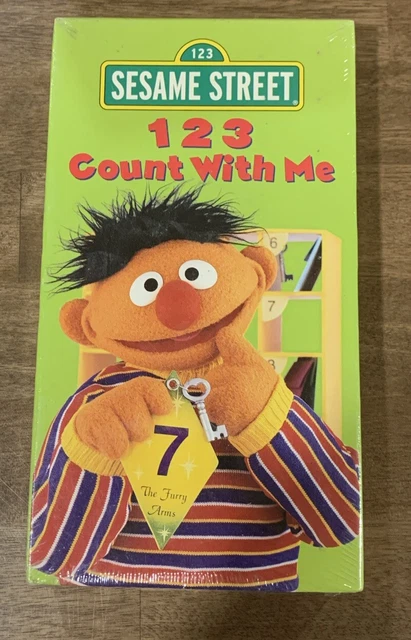 SESAME STREET 123 Count With Me VHS 1997 BRAND NEW SEALED! $24.79 ...