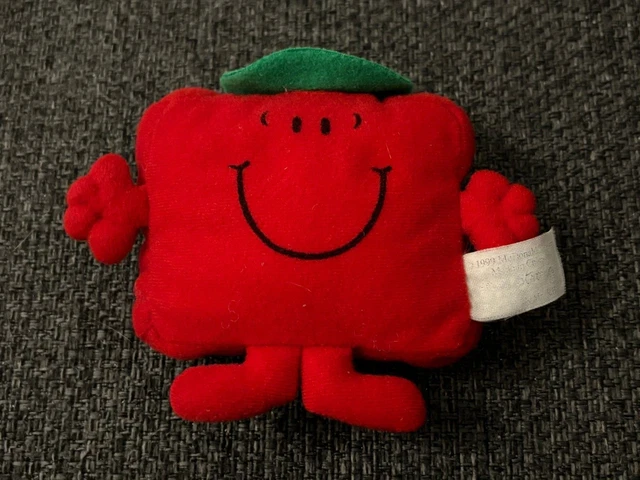 MCDONALDS MR MEN Happy Meal Red Mr Strong Plush Soft Toy 1999 £4.99 ...