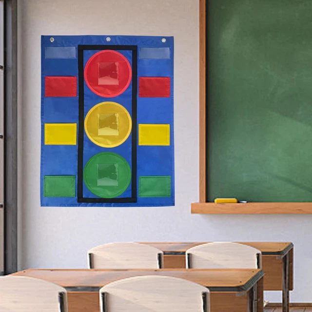 STOPLIGHT POCKET CHART Multipurpose Behavior Chart for Classroom Home ...