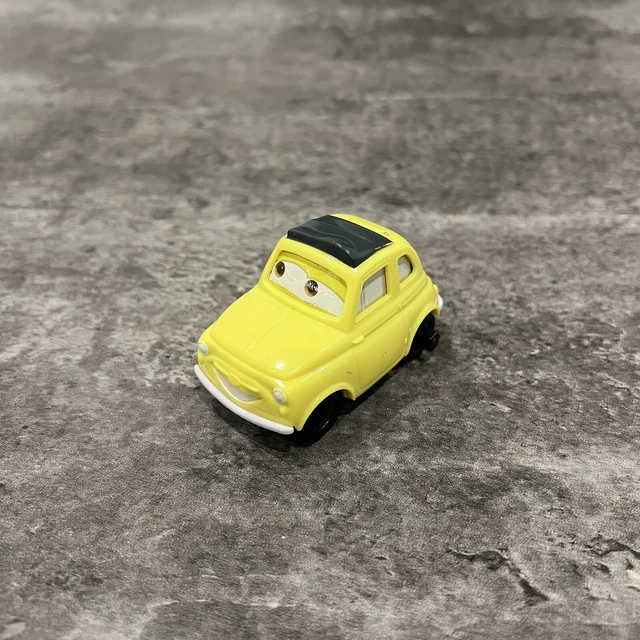 DISNEY PIXAR CARS "Luigi" McDonalds Happy Meal Toy Car 2006 Yellow Fiat ...