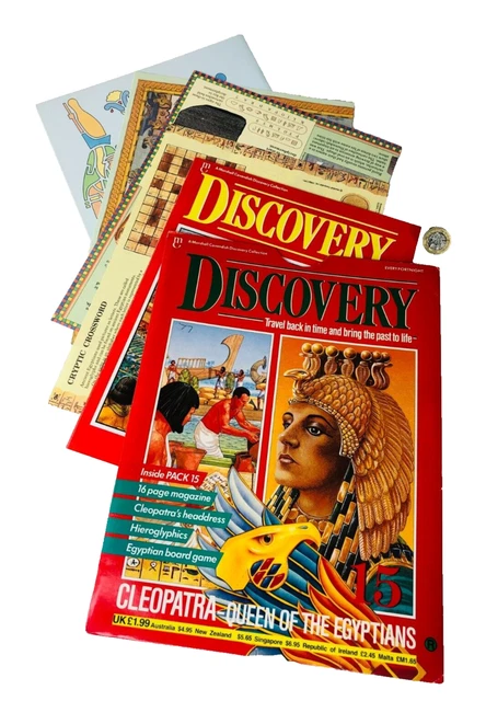 MAGAZINE DISCOVERY NO. 15 Cleopatra Egypt Queen Collectable Vintage Mag ...