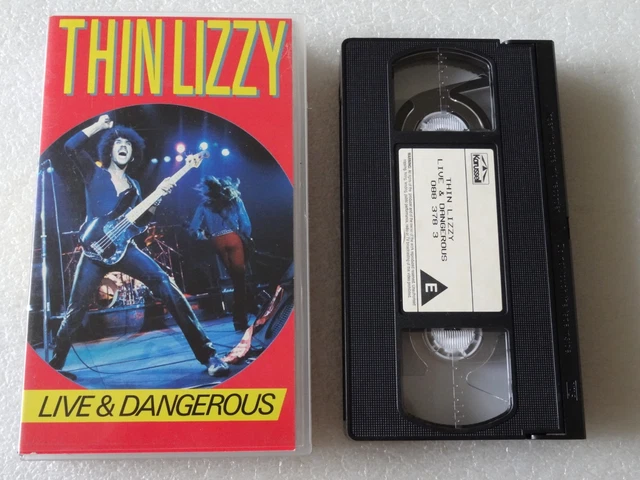 THIN LIZZY VHS Video Live & Dangerous Stereo PAL 4-Front 088 378 3 (60 mins) £6.99 - PicClick UK