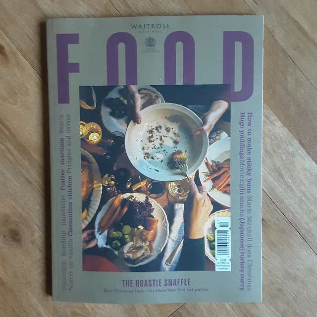 WAITROSE FOOD MAGAZINE December 2025 - The Roastie Snaffle £1.16 ...