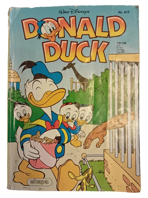 WALT DISNEY DONALD Duck Comic Ehapa Nr. 417 Zoo Abenteuer Taschenbuch ...