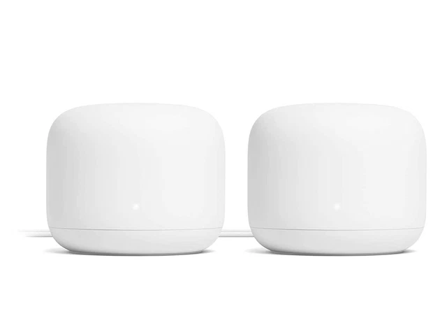 GOOGLE NEST WIFI Router - AC2200 Mesh Wi-Fi 2nd Generation (2-Pack ...