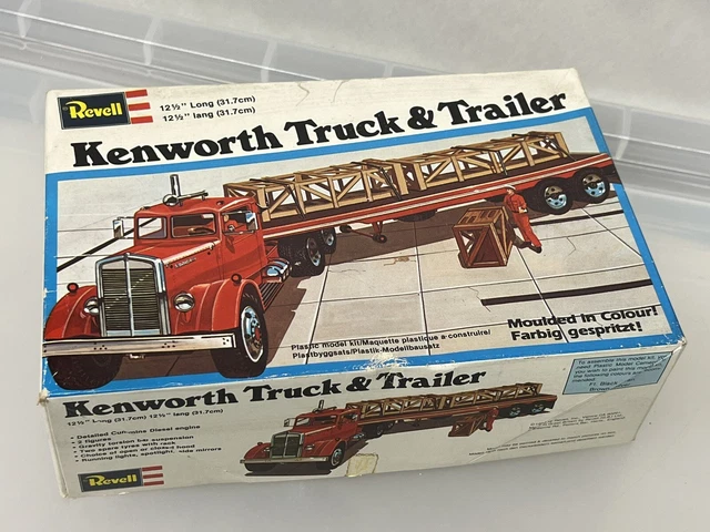 REVELL 1/32 KENWORTH Truck & Trailer kit 7309. £5.00 - PicClick UK