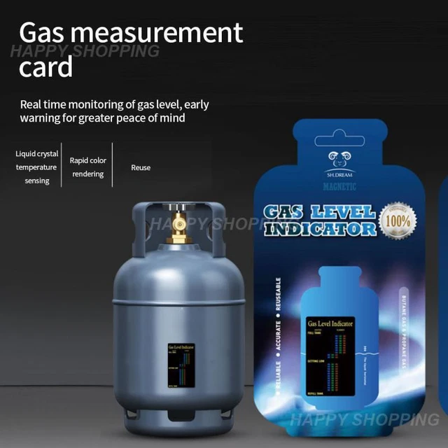 MAGNETIC GAS LEVEL Indicator Gauge Propane Butane Fuel Gas Tank Bottle ...