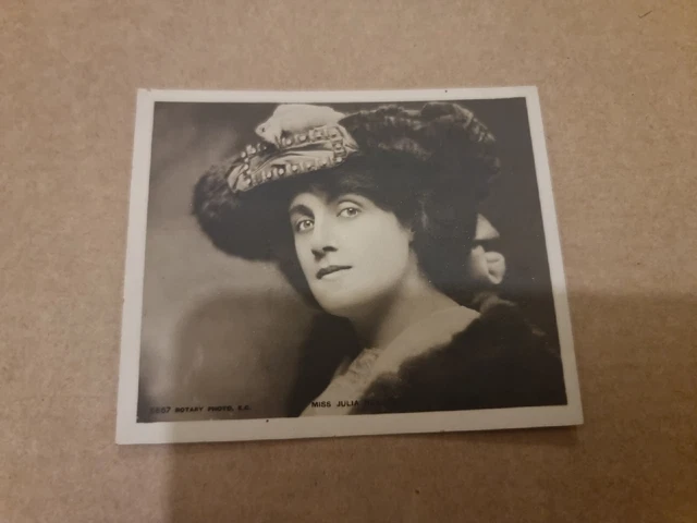 RARE MINIATURE POSTCARD. Actor Actress. Julia Neilson. Vintage. c1910's EUR 7,23 - PicClick FR