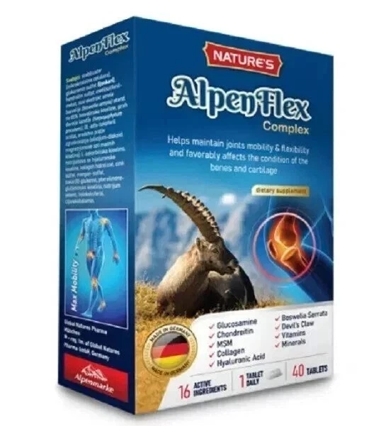 ALPEN FLEX COMPLEX 40 Tablets - Joint & Mobility Support £37.37 ...