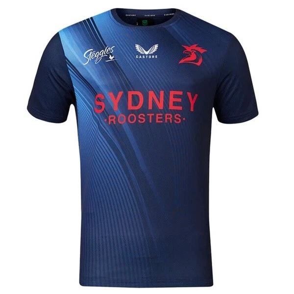 SYDNEY ROOSTERS NRL 2024 Castore Warm Up Tee Sizes S-7XL! EUR 65,84 ...
