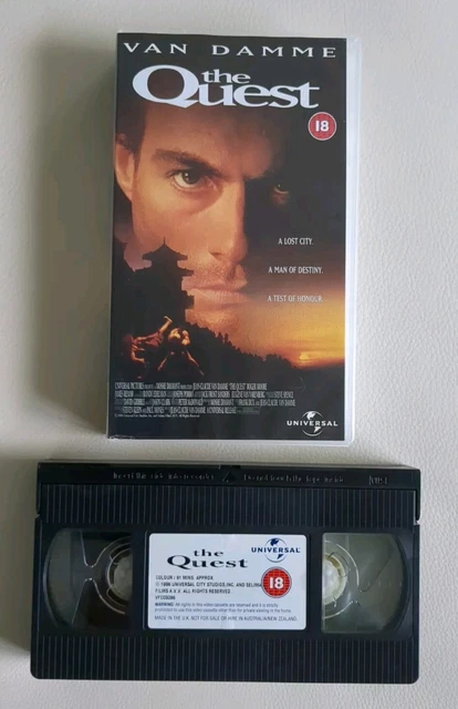 THE QUEST VHS PAL Video 1996 Jean Claude Van Damme Roger MooreUniversal ...