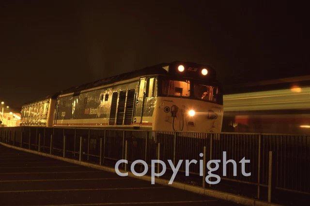 ORIGINAL DIESEL RAILWAY 35mm Slide 50033 Newton Abbot 1991 Sandite Duty ...