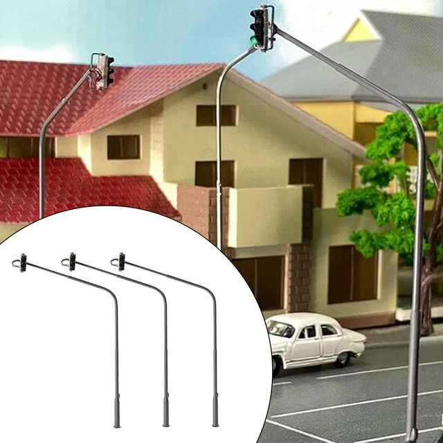 DIY TRAFFIC LIGHT 1:87 ho scale traffic signs 1:100 £7.03 - PicClick UK