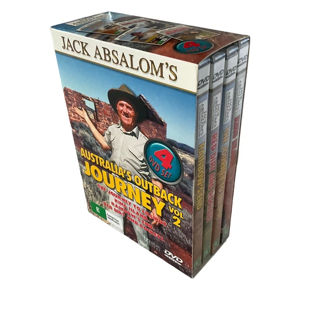 JACK ABSALOM AUSTRALIA'S Outback Journey Vol 2 DVD Box Set R0 PAL 4 ...