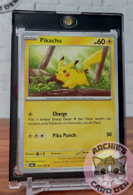 POKÉMONKARTE INDONESIEN PIKACHU SV2a 025/165 C FAST NEUWERTIG EUR 5,41 - PicClick DE