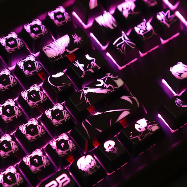 GAMES NIER:AUTOMATA KEYCAP Set Backlit Keycaps f/Mechanical Keyboard ...