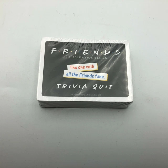 FRIENDS TELEVISION SERIES Trivia Quiz Cards The One With Friends Sealed ...
