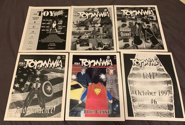 RTA-F TOYMANIA FANZINE zine magazine lot action figure news toy mania ...
